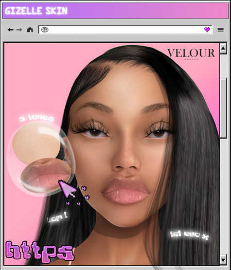 Second Life Marketplace - HTTPS. "Gizelle" Skin [ Brownie ]